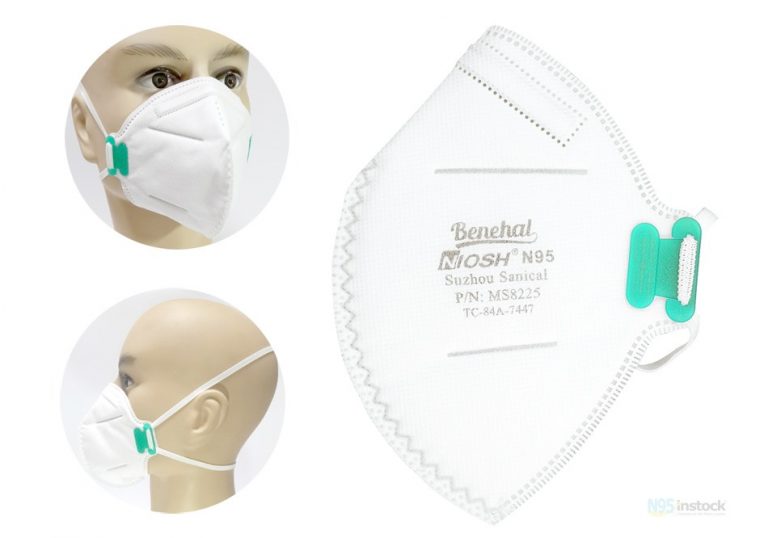 Benehal MS8225 Most Acceptable Fit N95 Mask - N95 In Stock