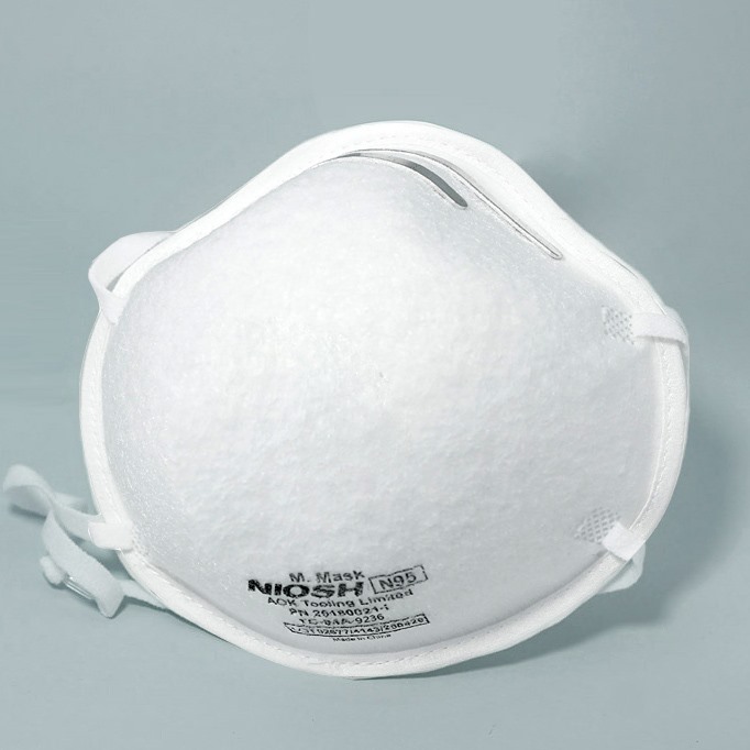AOK 20180021L NIOSH N95 Cup Mask Silicone Sealed - N95 In Stock