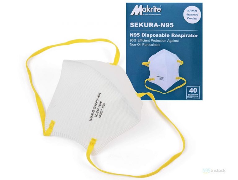 Makrite SEKURA-N95 NIOSH N95 Mask - N95 In Stock