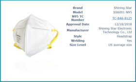 Shining Star SS6001-N95 Dental Mask - N95 In Stock