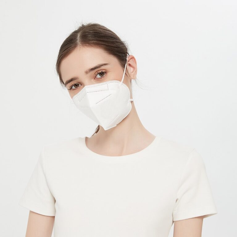 Kangdun White KN95 Mask With Ear Strap - N95 In Stock