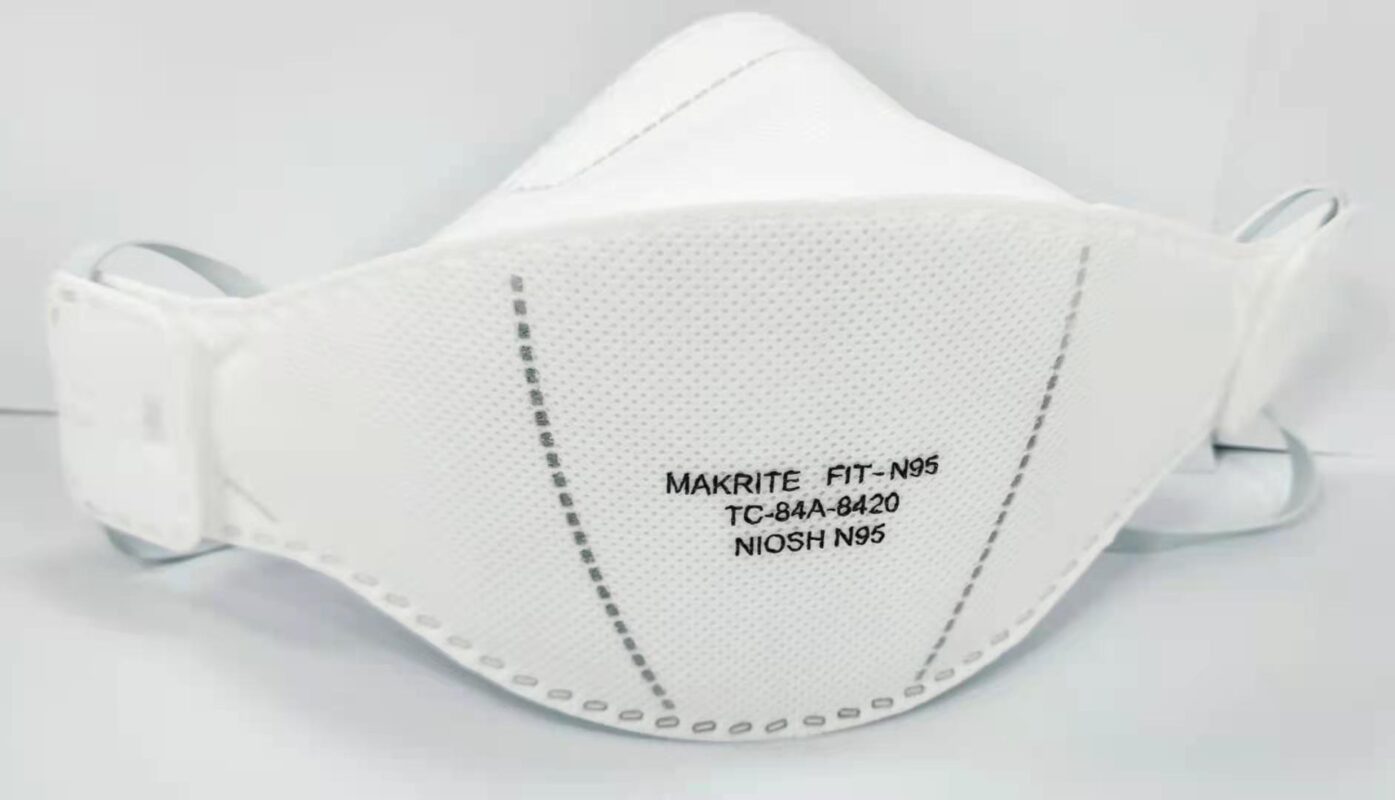 Makrite Model FIT-N95 NIOSH N95 Respirator - N95 In Stock