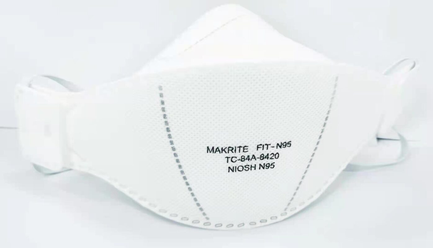 Makrite Model FIT-N95 NIOSH N95 Respirator - N95 In Stock