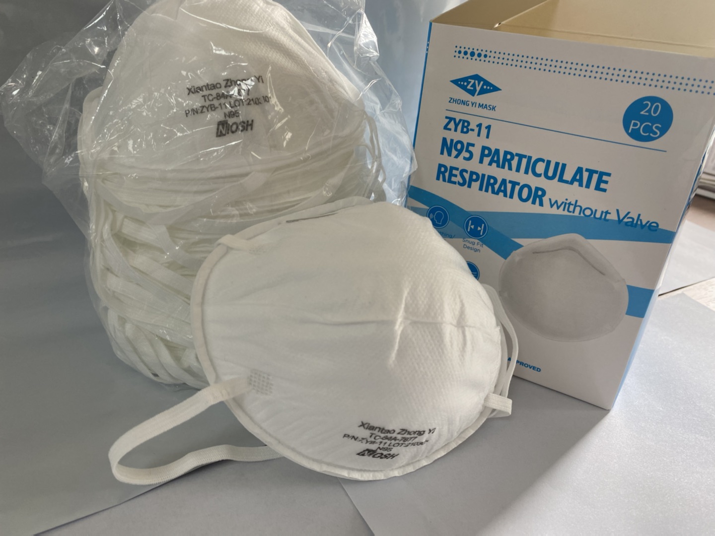 Xiantao Zhong Yi Mask ZYB-11 NIOSH Approved N95